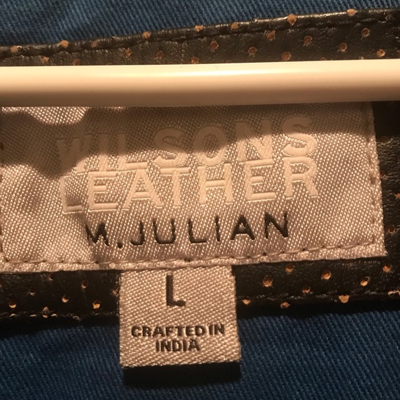 Wilsons Leather | Jackets & Coats | Mens Wilsons Leather Mjulian Biker ...